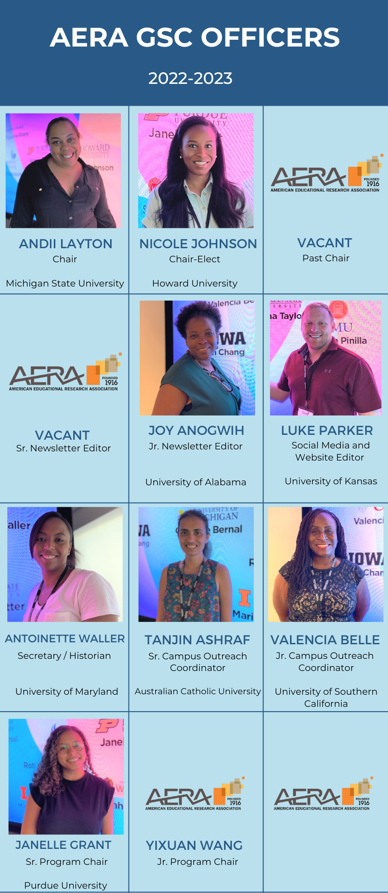 GSC Officers & Representatives